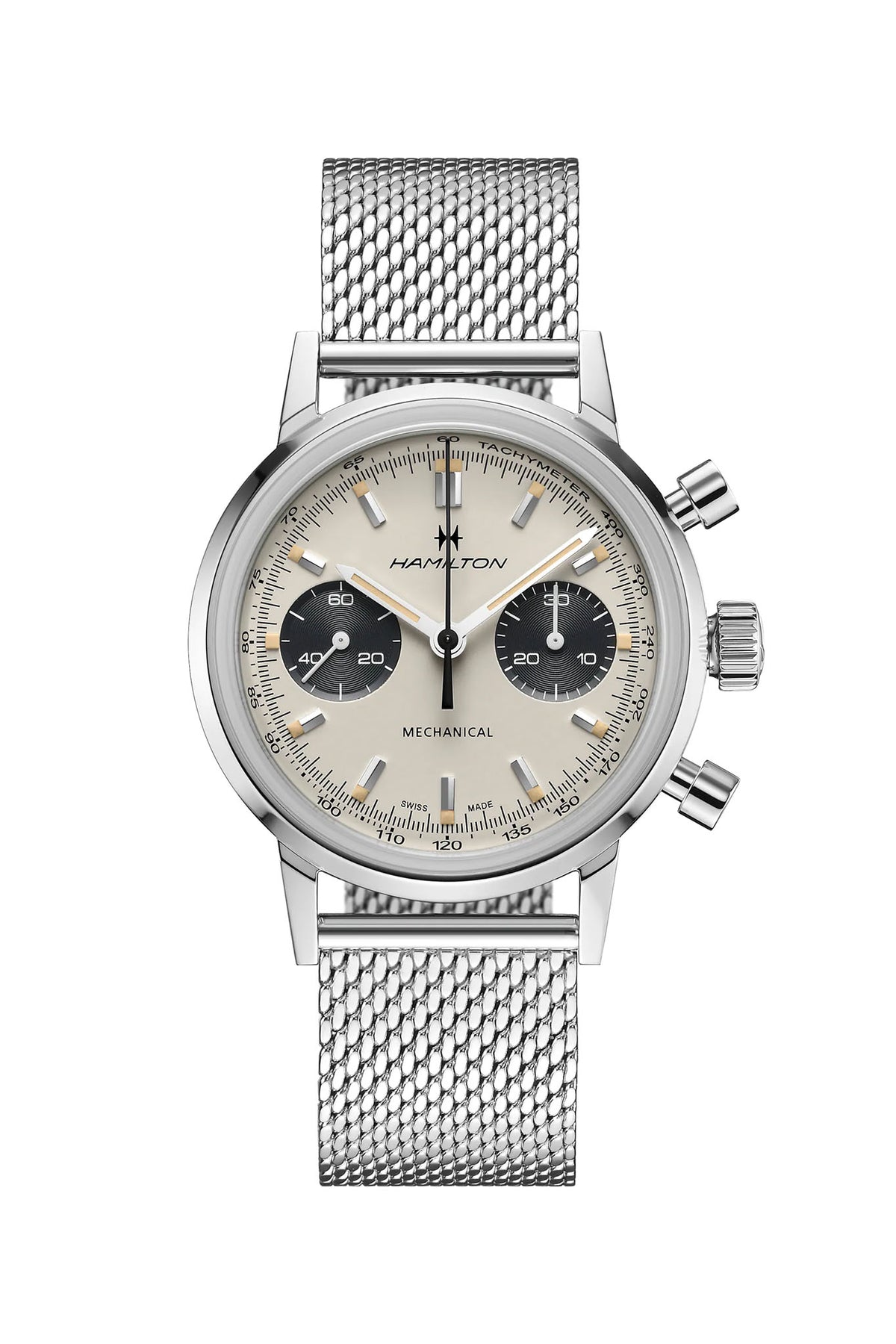 Hamilton Intra-Matic Chonograph H Mechanical rannekello H38429110 ...